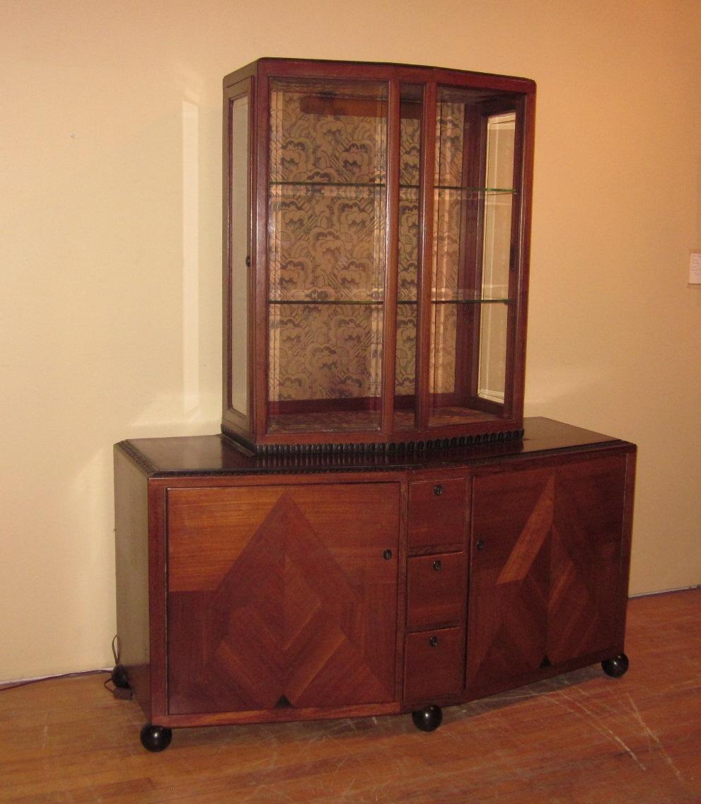 Clement Rousseau Attributed Modern Display Cabinet | Modernism